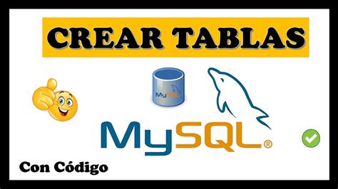 Crear TABLAS En MYSQL Tutorial COMPLETO YouTube
