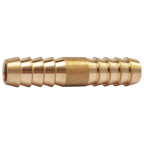 LTWFITTING 5 16 In I D Brass Hose Barb Splicer Fittings 10 Pack