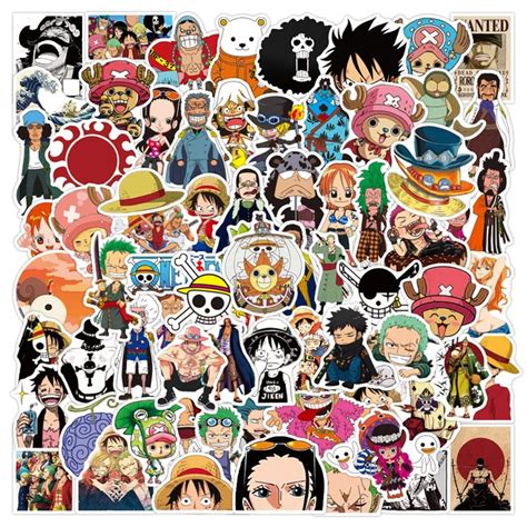 One Piece Anime Adesivos para Crianças Decalques de Graffiti Cool