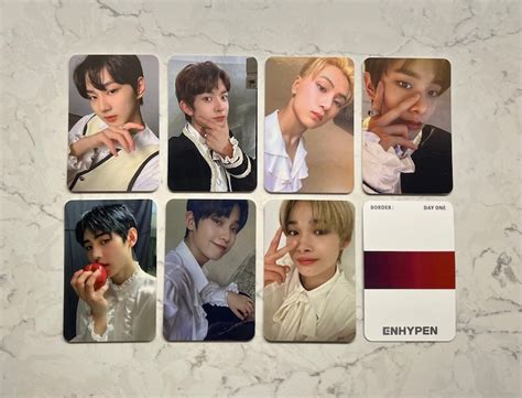 ENHYPEN Photocards Border Day One Photocards Handmade Lomo Etsy