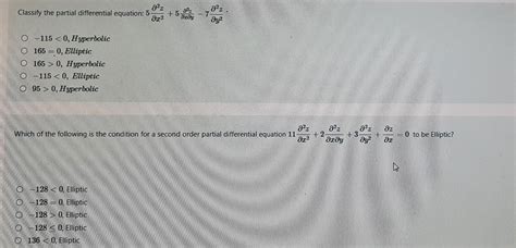 solved classify the partial differential equation