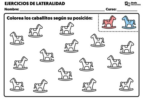 Ejercicios de Lateralidad para Primaria Fichas Coordinación