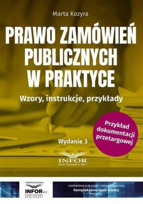 Prawo zamówień publicznych w praktyce E book Ceny i opinie Ceneo pl
