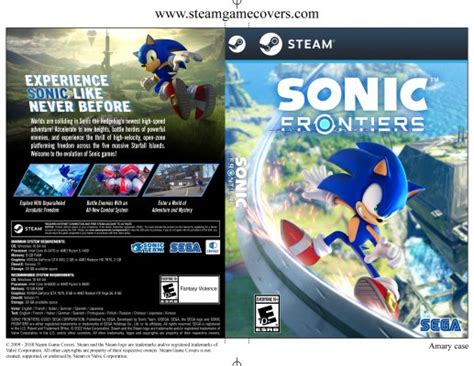 Steam Game Covers Sonic Frontiers Box Art