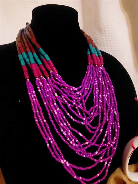 Beaded Multi Layer Necklace Set Raffle Creator