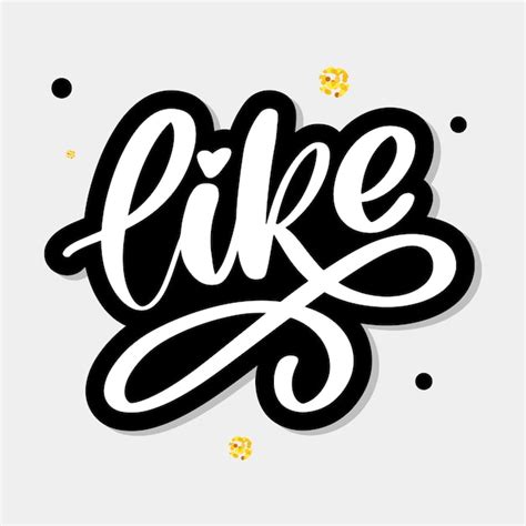Premium Vector Modern Lettering Illustration