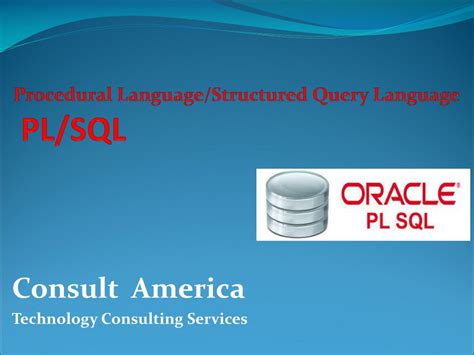 ppt procedural language structured query language pl sql powerpoint presentation id 9412764