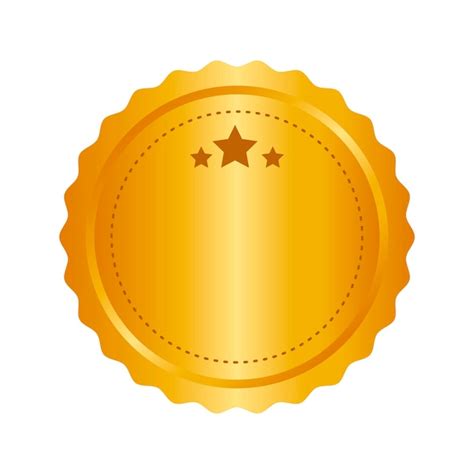 Insignia de metal de círculo dorado moderno etiquetas y elementos de
