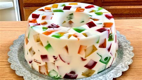 GELATINA DE MOSAICO CON 2 INGREDIENTES FÁCIL YouTube