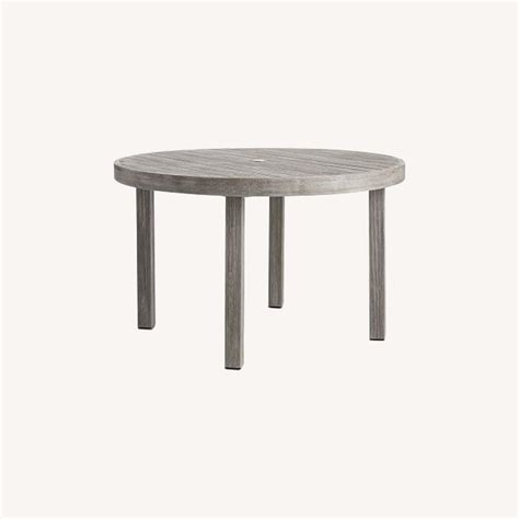 West Elm Portside Outdoor 48 Round Dining Table AptDeco