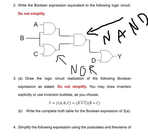 draw the logic circuit for following boolean expression wiring diagram