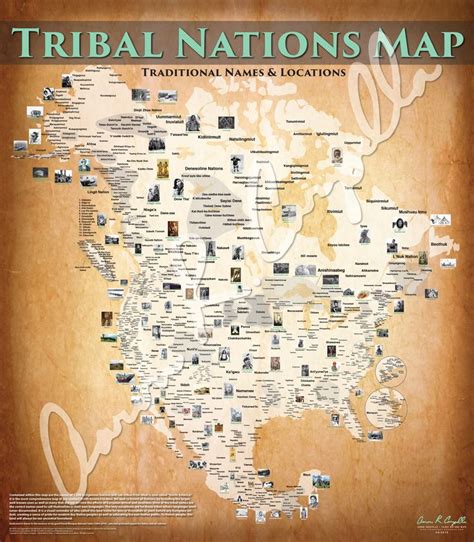 Native American Map Native American Tribes Map North America Map
