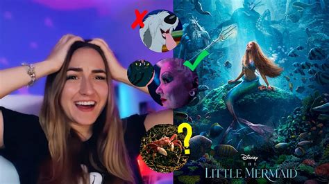 Reaccion Trailer La Sirenita Live Action Analysis Breakdown Disney