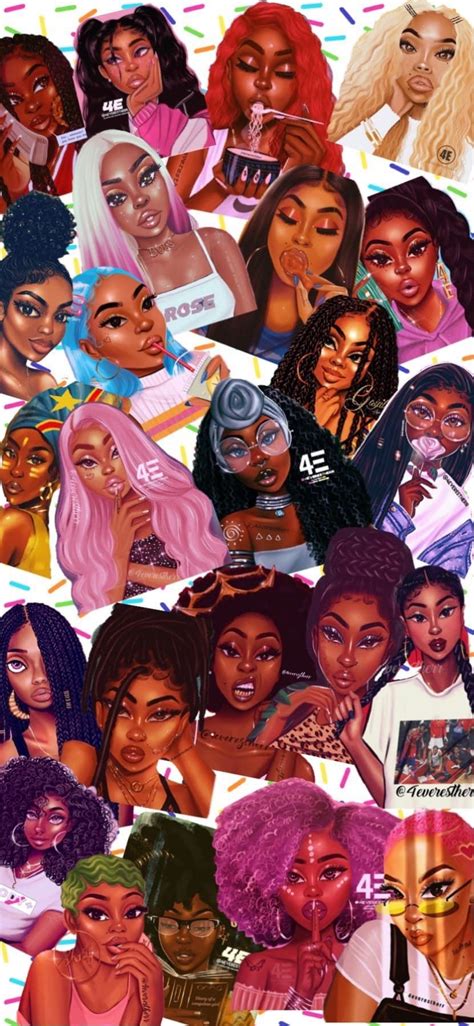 Melanin Girls Aesthetic Wallpapers Wallpaper Cave