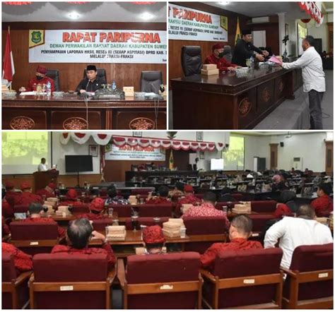 DPRD Sumenep Gelar Rapat Paripurna Penyampaian Hasil Reses III 2023