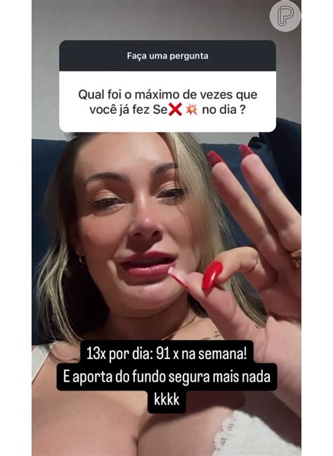 Foto Na Legenda Do V Deo Andressa Urach Brincou A Situa O Do Seu