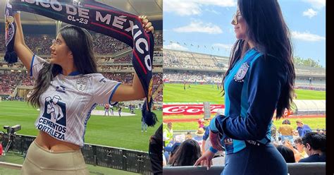 Friday Frida Aficionada Del Pachuca Impresiona Con Su Ropa En Estadios