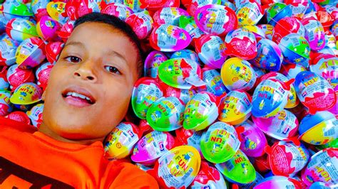 NEW 500 Yummy Kinder Surprise Egg 103 Toys Opening A Lot Of Amazing