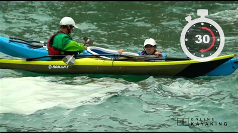 Online Sea Kayaking Rescue Tips Deep Water Test Youtube