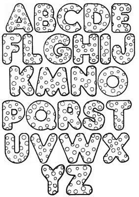 Letras Para Colorear E Imprimir Grandes Abecedario Infoupdate Org