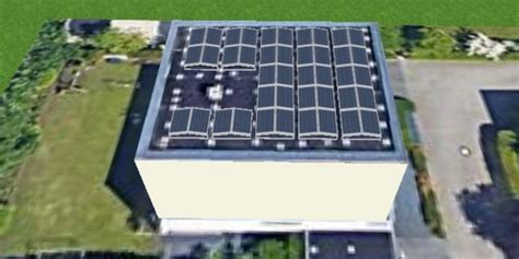 Pv Anlage Auf Flachdach Mit Sunpower Modulen Sonnenbatterie Und