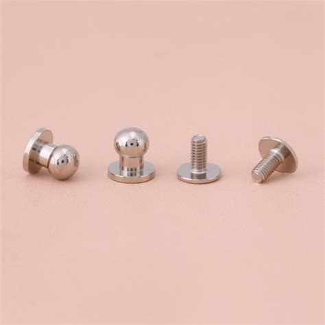 REN Bouton de rivet 20pcs tête ronde en cuivre solide clou rivet bouton