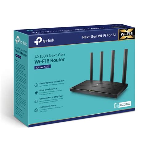 Archer AX12 AX1500 Wi Fi 6 Router TP Link Malaysia