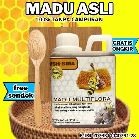 Jual Kg Madu Asli Murni Tanpa Campuran Multiflora Super Raw Honey