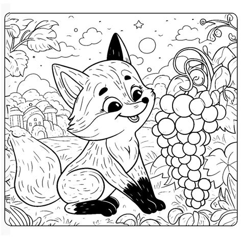 La zorra y las uvas Mi Libro de Cuentos Fabulas e historias para niños