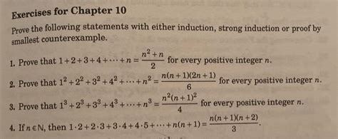 solved exercises for chapter 10 prove the following