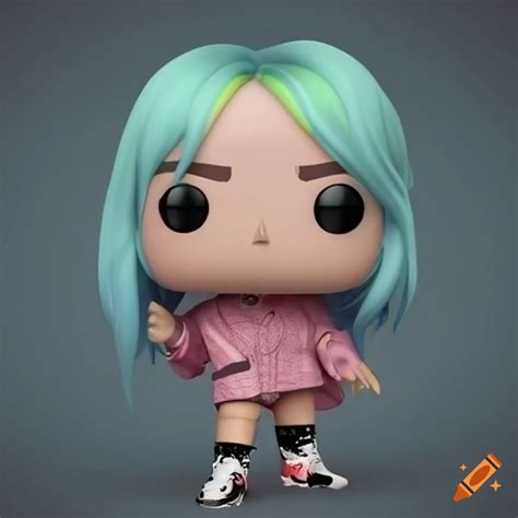 Render Of Billie Eilish Funko Pop Figure