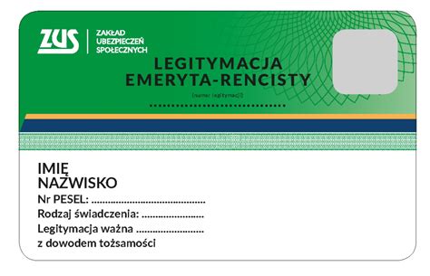 Zus Nowe Legitymacja Emeryta Rencisty Kto J Dostanie Tomaszowski