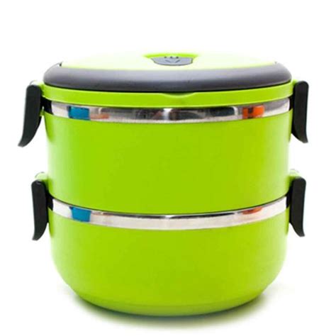 Marmita Dupla De Aço Inox Térmica Box 2 Compartimentos Kehome
