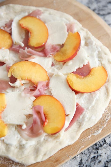 Peach Prosciutto Pizza Our Best Bites