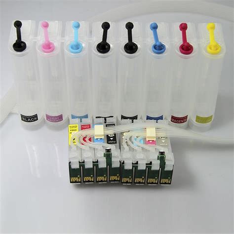 Continuous Ink Supply System For Epson R800 R1800 CISS CIS Empty T0540