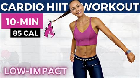 10 MIN LOW IMPACT HIIT WORKOUT Beginner Cardio To Jumpstart Weight