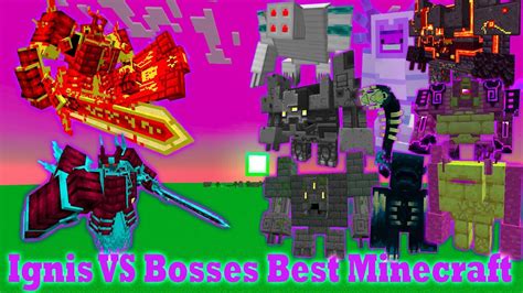 Ignis VS Bosses Best Minecraft Part 2 Minecraft Mods Battle YouTube
