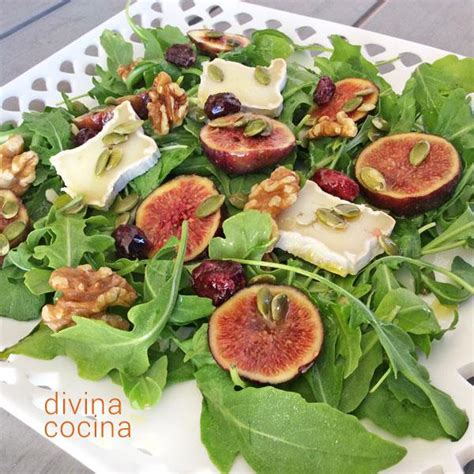 Ensalada De Higos Con Queso Receta De DIVINA COCINA