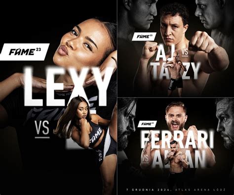 FAME MMA 23 KARTA WALK WALKI ZAWODNICY Kto Walczy Na Fame 7
