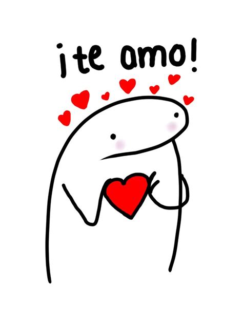 Te amo flork Muñequitos enamorados Dibujitos sencillos Pareja de