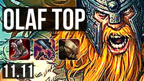 OLAF Vs GANGPLANK TOP 15 2 11 Legendary 1 1M Mastery 400 Games