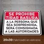 Se Alamiento Prohibido Tirar Basura Horizontal X Mebuscar M Xico