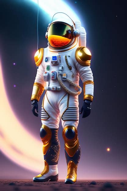 Dibujo Vectorial De Astronauta Foto Premium