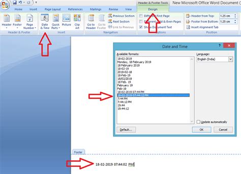 How To Insert Date And Time In Word Document Whatvwant