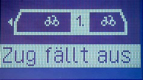 Deutsche Bahn Zugausfälle im Bahnverkehr im Raum Düsseldorf