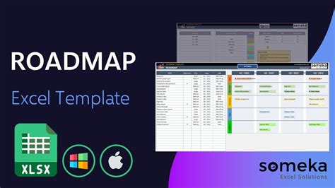 Roadmap Excel Template Product Planning And Process Management Tool