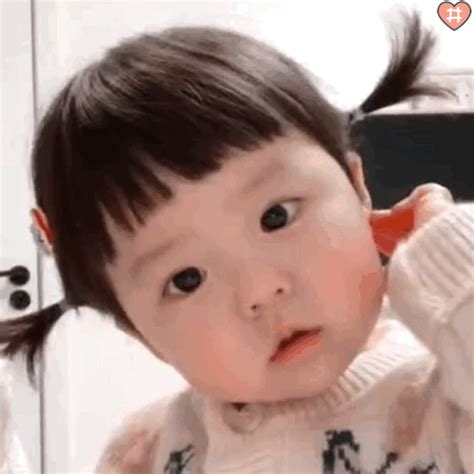 萌娃丸子妹表情包动图 2