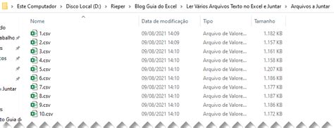 Ler V Rios Arquivos Texto No Excel E Juntar Guia Do Excel
