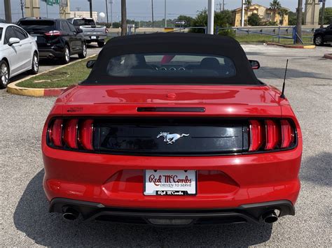 Certified Pre Owned Ford Mustang Ecoboost Convertible Convertible