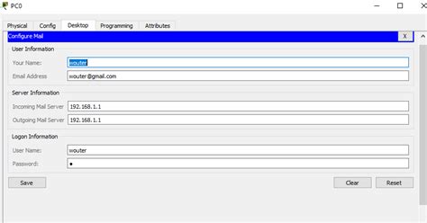 TECHNICAL WITH PRACTICAL Configuration Of Mail Server On Cisco Packet